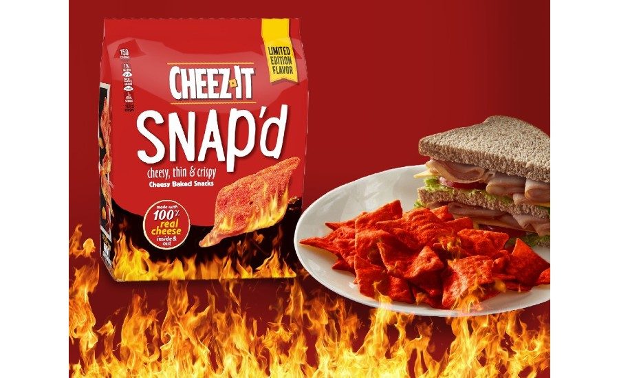 Cheez-It debuts Snap'd Scorchin' Hot Cheddar flavor | Snack Food ...