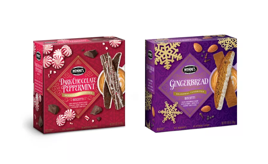 Nonni's releases Gingerbread, Dark Chocolate Peppermint Biscotti for ...