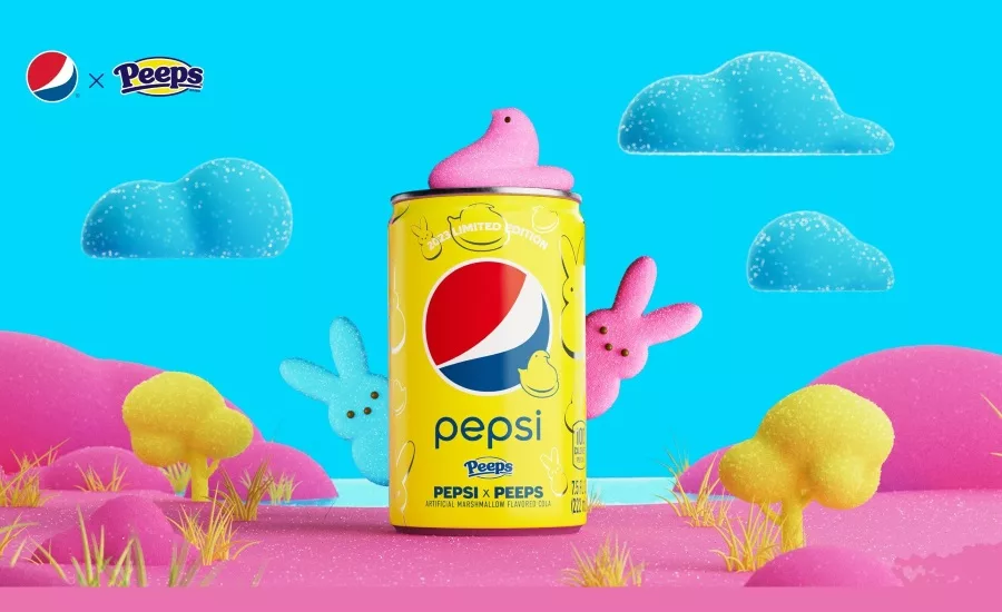 Pepsi, Peeps unveil limited-edition marshmallow cola | Snack Food ...
