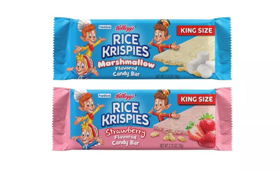 Frankford Candy releases Kellogg's Rice Krispies Candy Bar | Snack Food ...