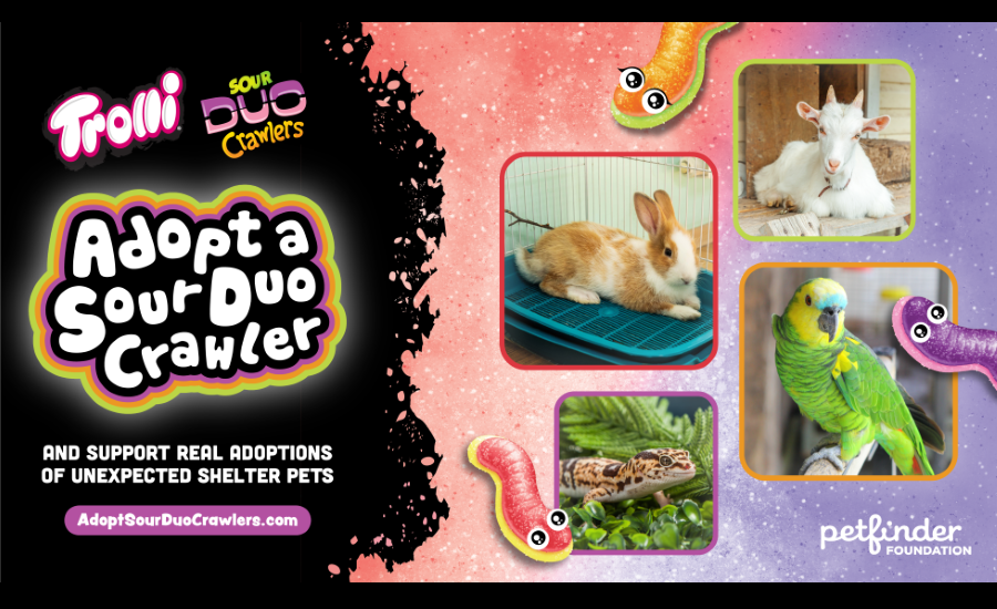 'Adopt' a Sour Duo Crawler for National Pet Day | Snack Food ...