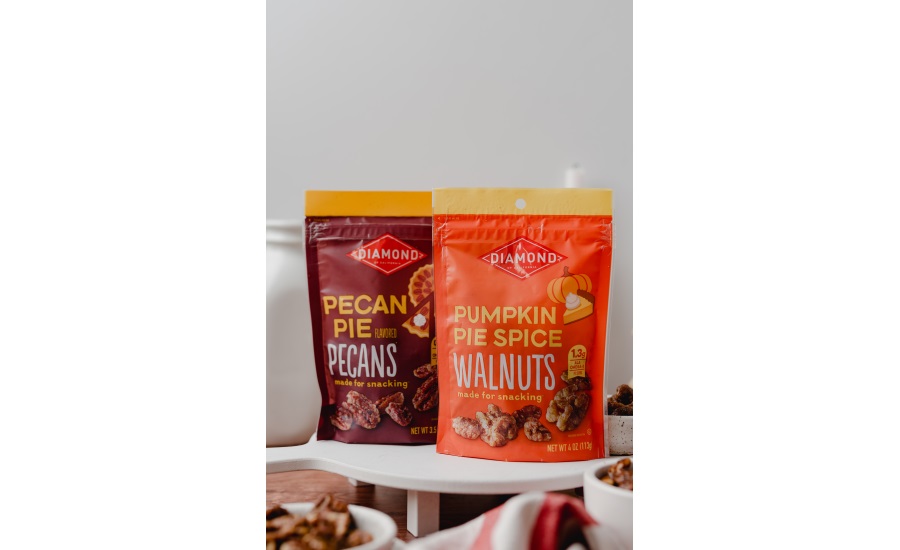 Diamond of California launches Pumpkin Pie Spice Snack Walnuts and ...