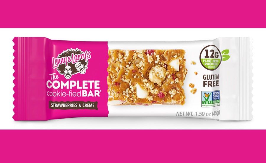 Lenny & Larry’s launches Strawberries & Creme Complete Cookie-fied Bar ...