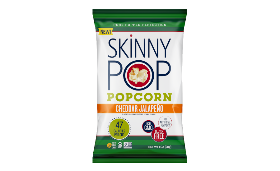 SkinnyPop adds Cheddar Jalapeño flavor to permanent lineup | Snack Food ...