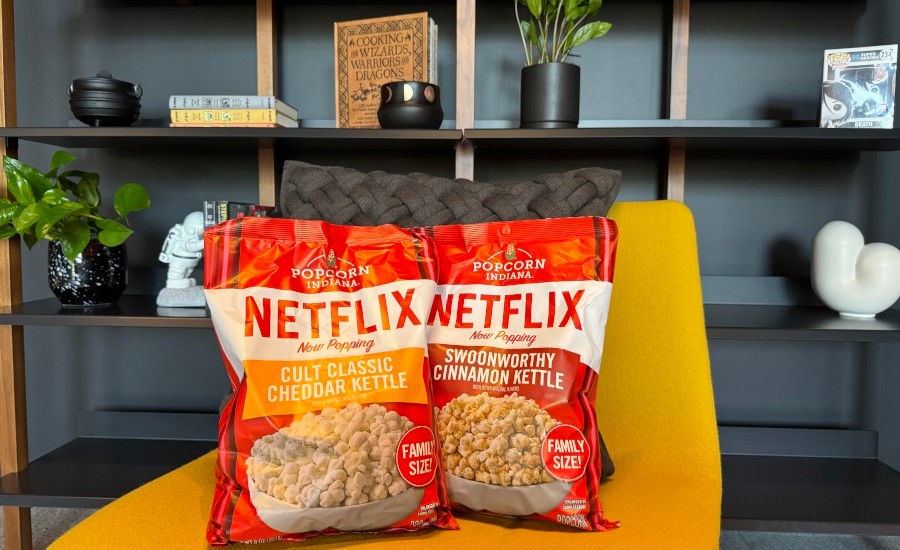 Netflix, Popcorn Indiana drops popcorn line | Snack Food & Wholesale Bakery