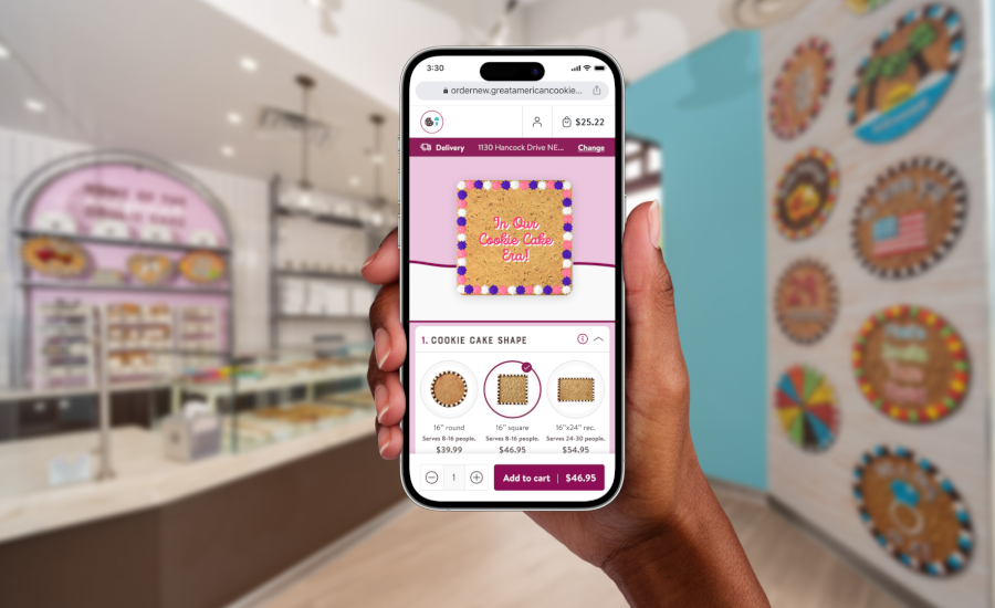 Great American Cookies launches 3D Cookie Cake Builder | Snack Food ...