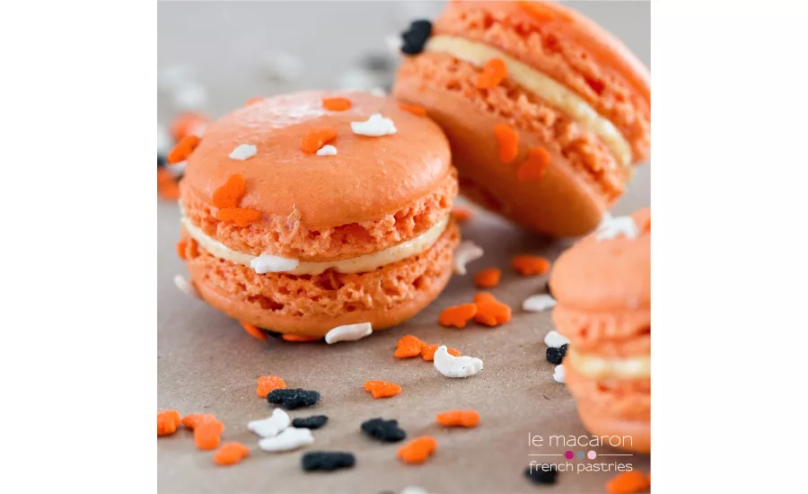 Le Macaron launches LTO pumpkin macarons | Snack Food & Wholesale Bakery