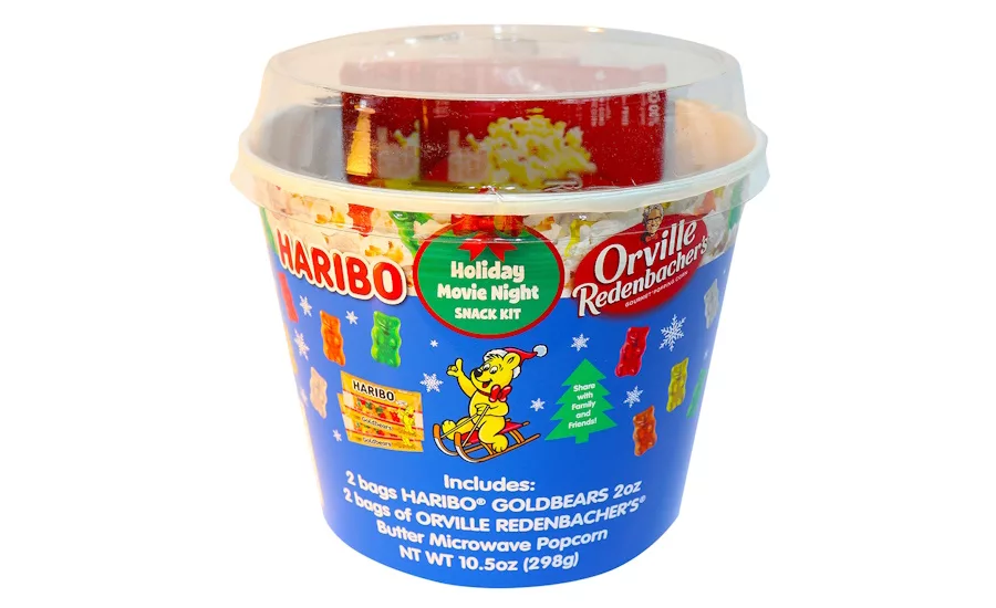 CandyRific, Haribo partner on holiday snack bucket | Snack Food ...