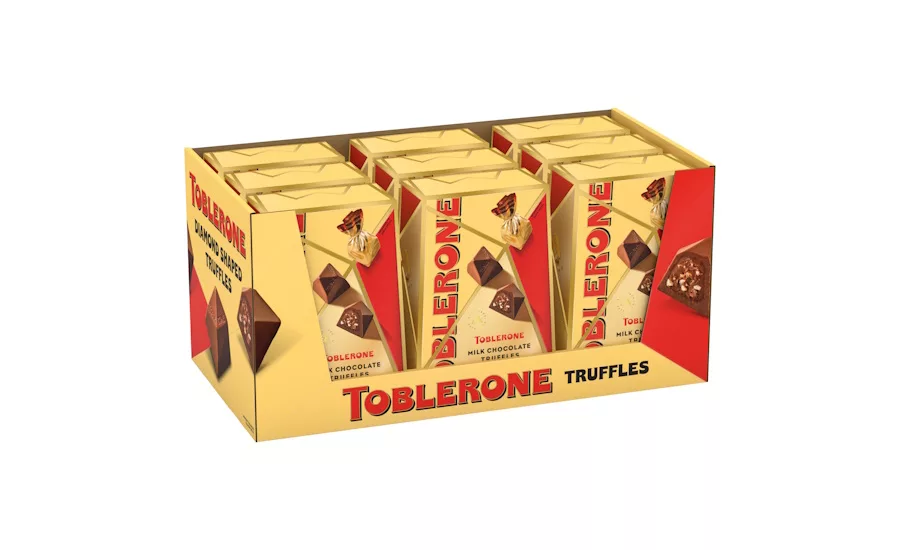 Toblerone debuts individually wrapped truffles | Snack Food & Wholesale ...