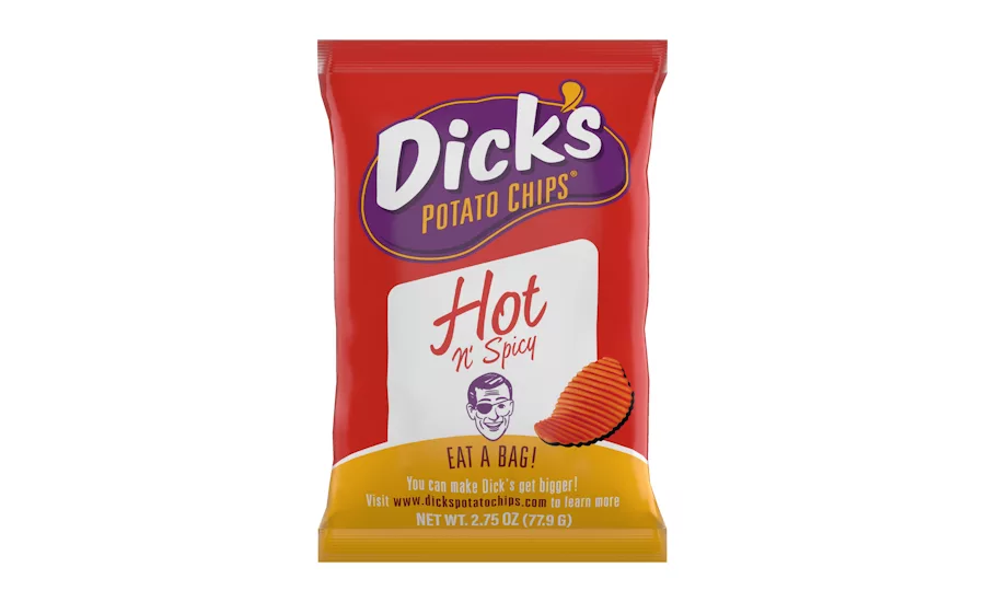 Dick's Potato Chips introduces hot and spicy flavor | Snack Food ...