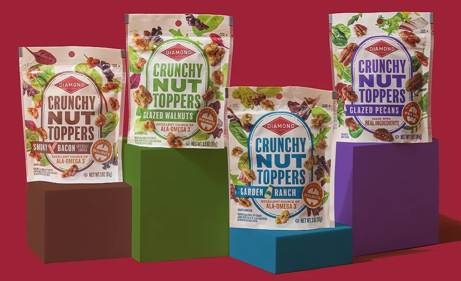 Diamond of California debuts Crunchy Nut Toppers | Snack Food ...