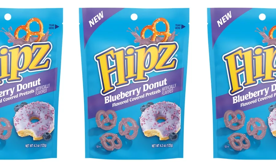 Flipz launches Blueberry Donut pretzels as 7-Eleven exclusive | Snack ...