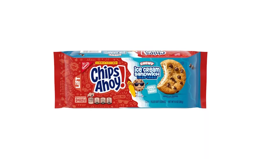 Chips Ahoy debuts ice cream sandwich-inspired cookie | Snack Food ...