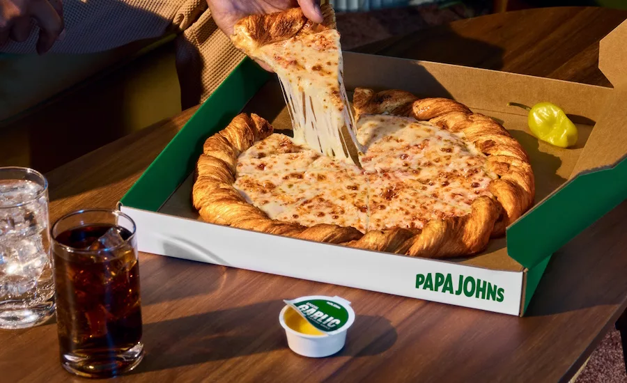 Papa Johns introduces its first-ever Croissant Pizza | Snack Food ...
