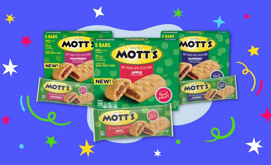 Mott's debuts soft-baked, apple-filled bars | Snack Food & Wholesale Bakery