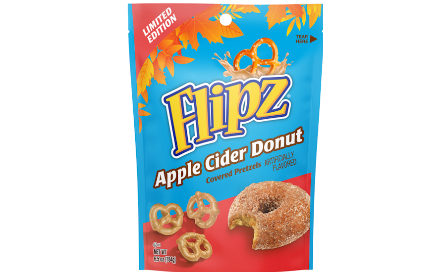 Flipz launches LTO Apple Cider Donut flavor | Snack Food & Wholesale Bakery