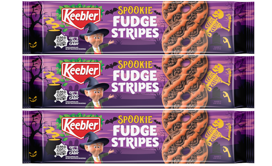 Keebler debuts Spookie Fudge Stripes cookies | Snack Food & Wholesale ...