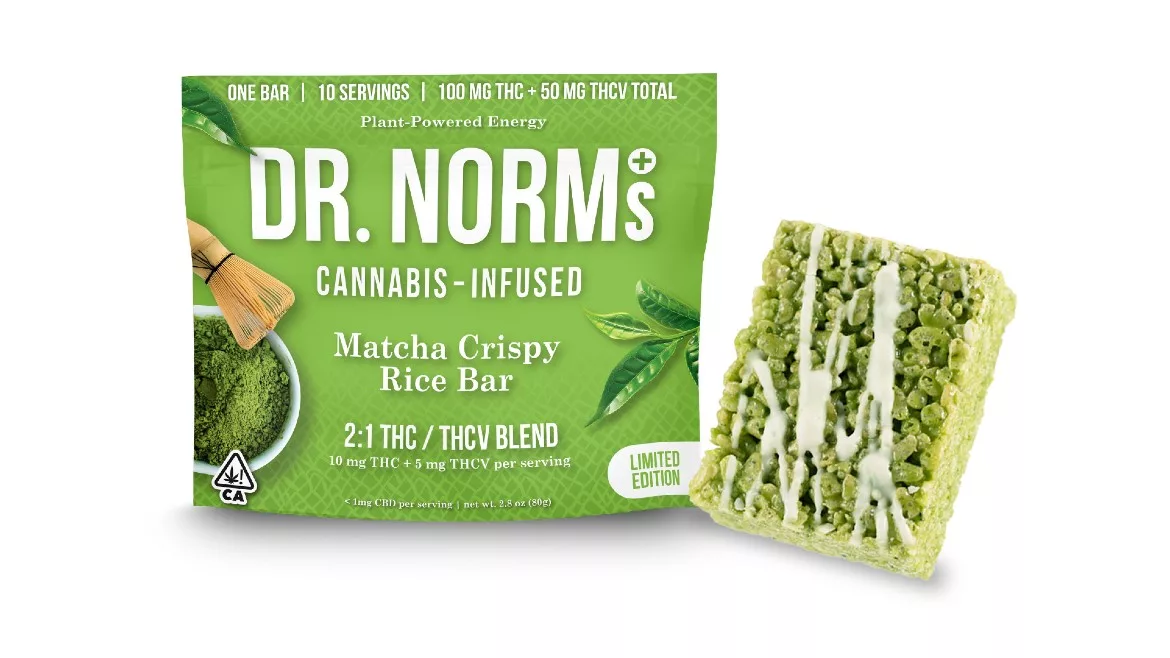Dr. Norm’s launches Matcha Crispy Rice Bar in California | Snack Food ...
