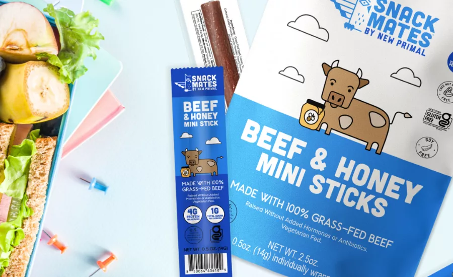 New Primal debuts Beef & Honey Mini Sticks | Snack Food & Wholesale Bakery
