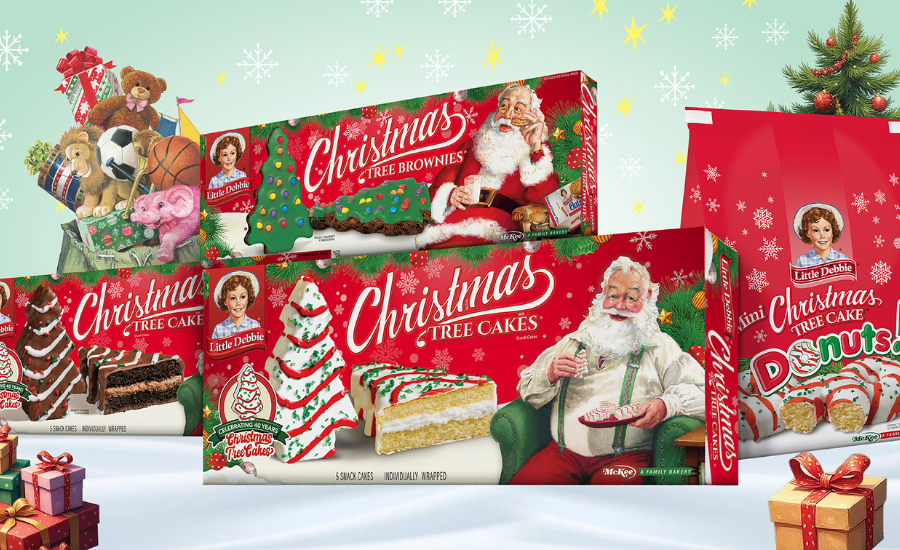 Little Debbie celebrates 40 years of Christmas Tree Cake | Snack Food ...