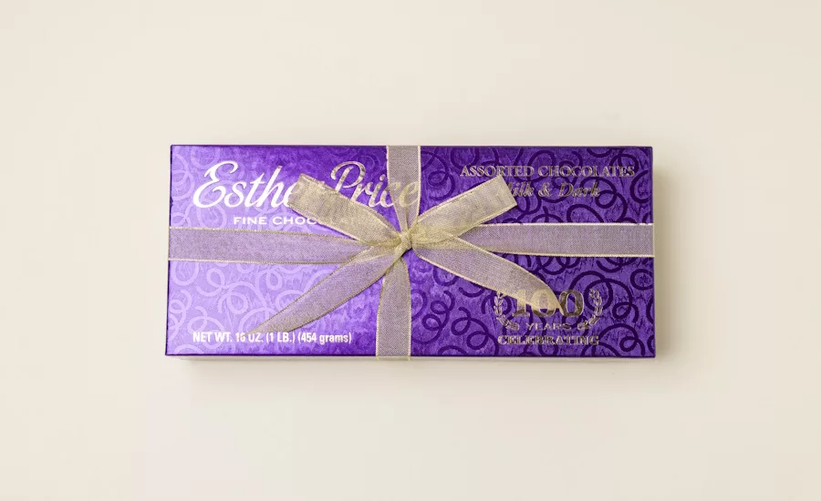 Esther Price Candies celebrates centennial with LTO boxes | Snack Food ...