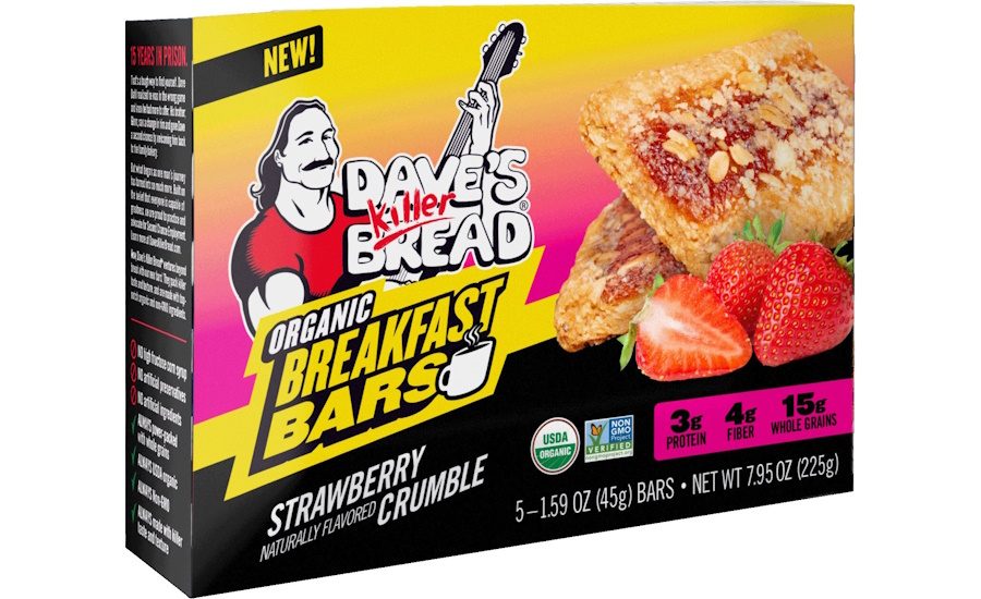 Dave's Killer Bread launches breakfast bars | Snack Food & Wholesale Bakery