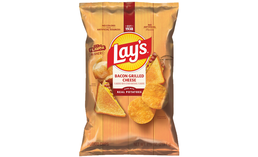 Lay's Bacon Grilled Cheese chips return to shelves | Snack Food ...