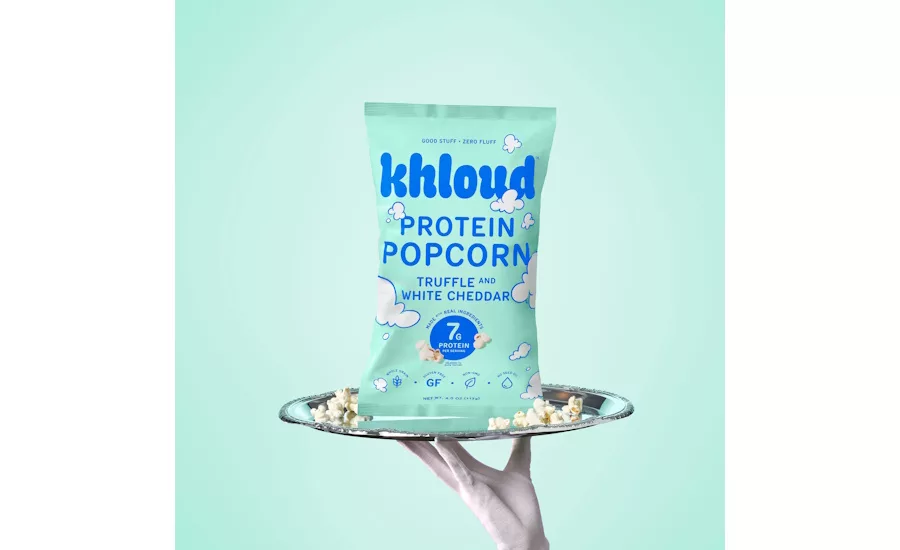 Khloud debuts Truffle and White Cheddar Protein Popcorn | Snack Food ...