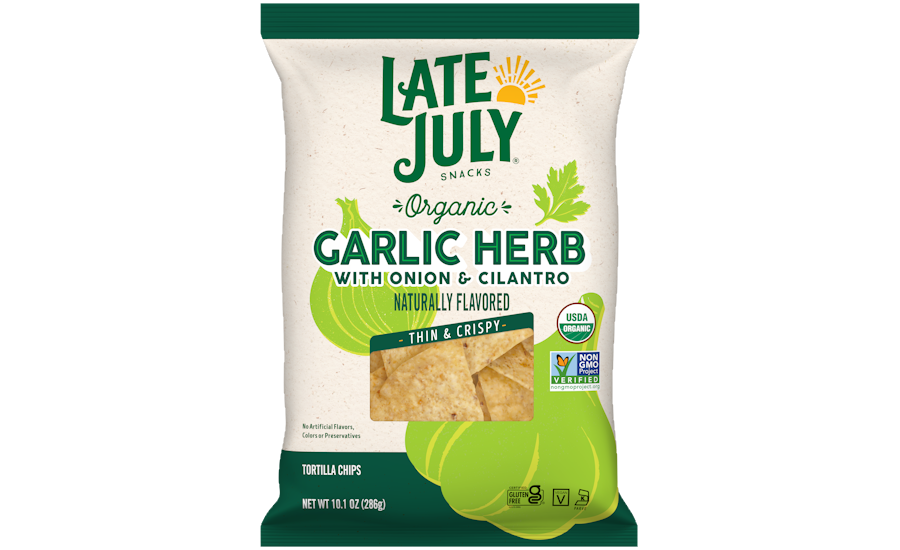 Late July introduces two organic tortilla chip varieties | Snack Food ...
