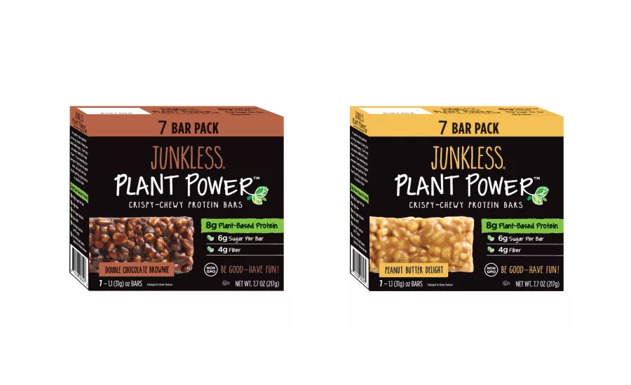 JUNKLESS debuts Plant Power Crispy Chewy Protein Bars | Snack Food ...