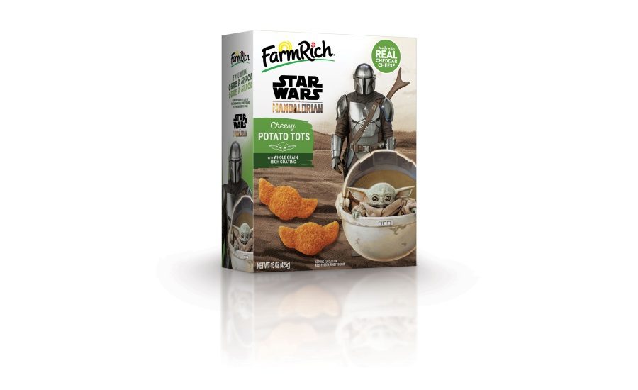 Farm Rich Cheesy Potato Tots inspired by Grogu from The Mandalorian ...