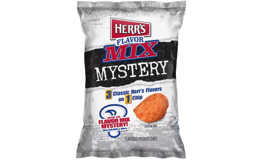 Herr's launches 'Flavor Mix Mystery' chip | 2021-05-26 | Snack Food ...
