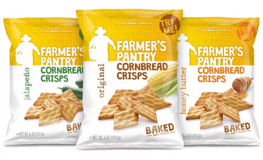 Farmer’s Pantry Cornbread Crisps | 2016-08-05 | Snack and Bakery ...
