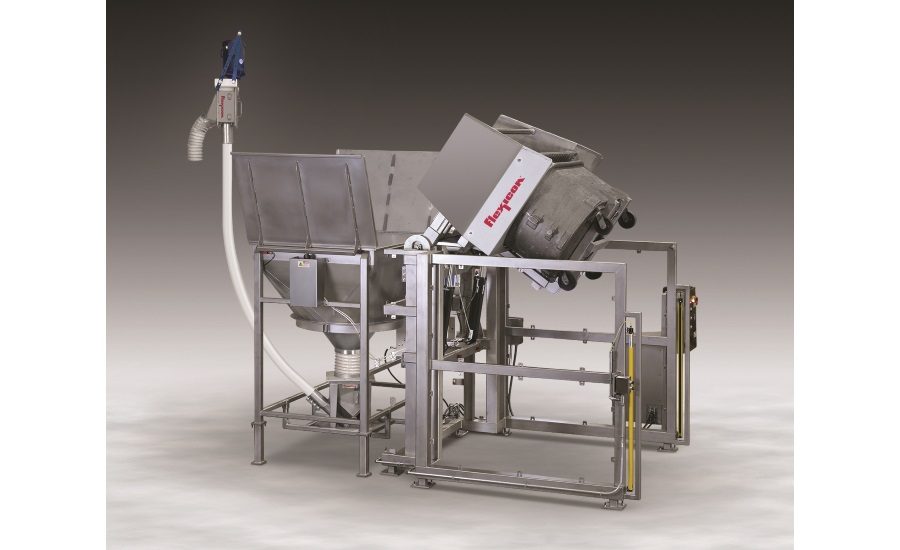 Flexicon high capacity dumper for mobile bins | 2019-11-07 | Snack Food ...