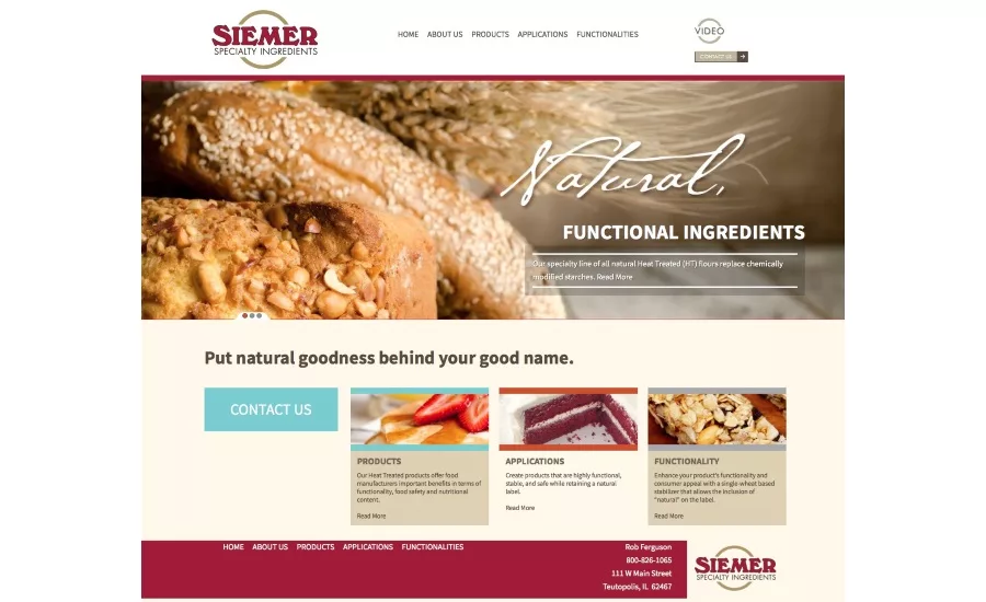 Siemer Specialty Ingredients launches new website | 2016-09-23 | Snack ...